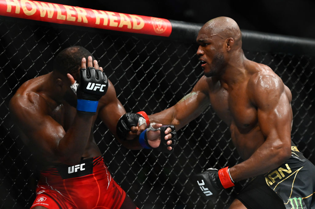 UFC 278: Kamaru Usman Taken to Hospital After Brutal Head Kick in Loss ...